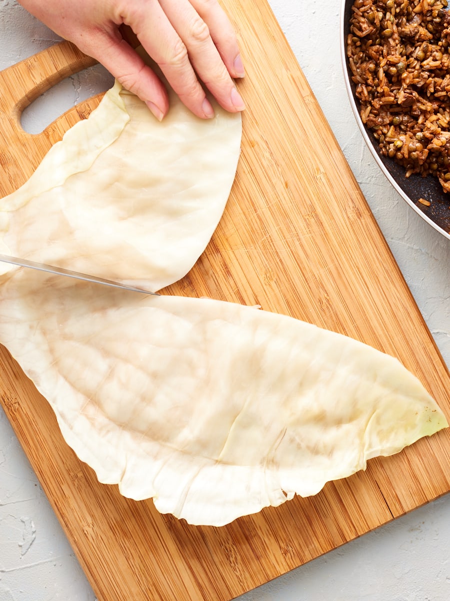 Lebanese Cabbage Rolls (Meat-Free) - Forkful of Plants