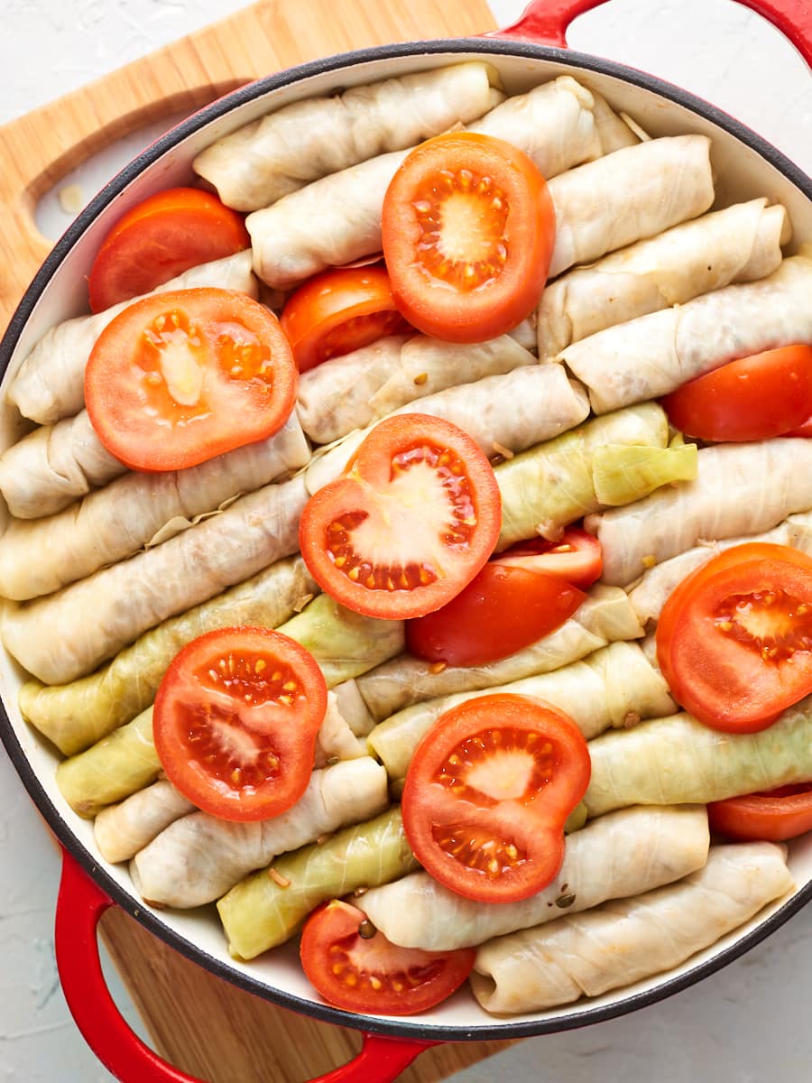 Lebanese Cabbage Rolls (Meat-Free) - Forkful of Plants