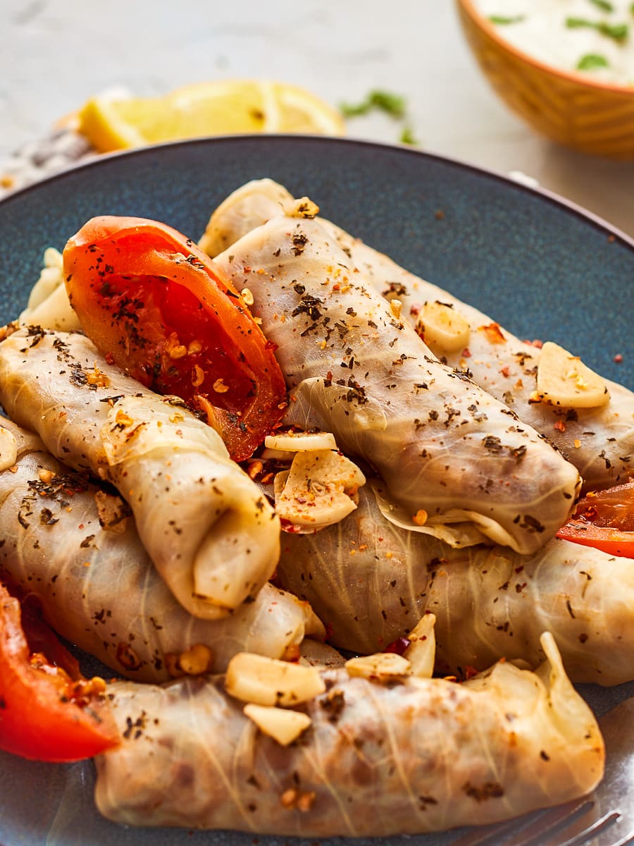 Lebanese Cabbage Rolls (Meat-Free) - Forkful of Plants