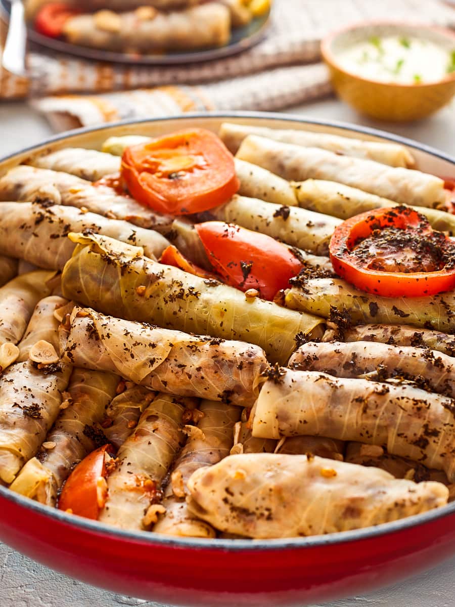 Lebanese Cabbage Rolls (Meat-Free) - Forkful of Plants