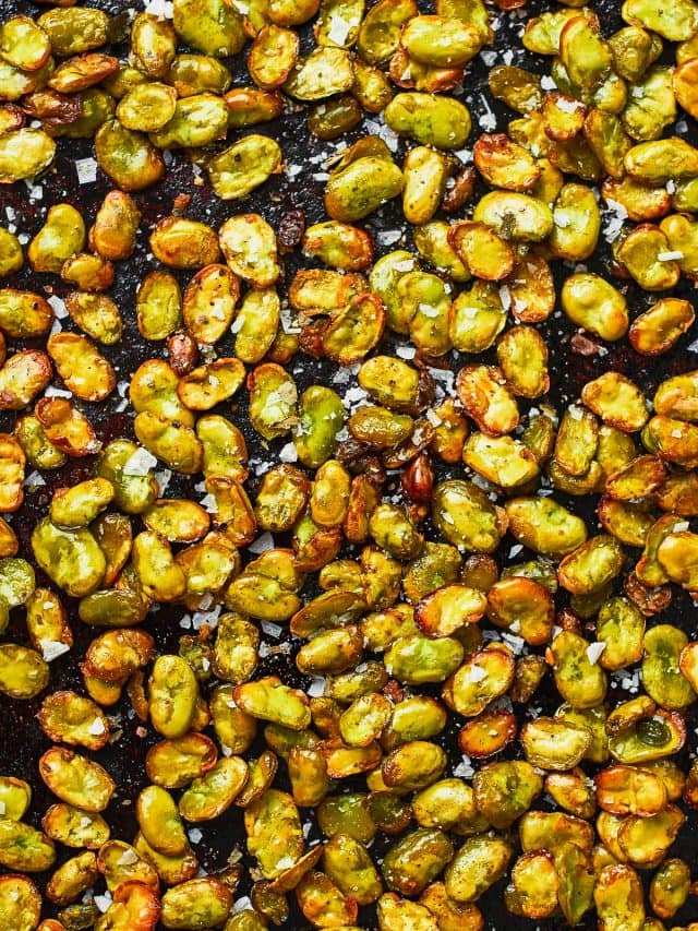 Homemade Roasted Broad Beans Recipe - Forkful of Plants