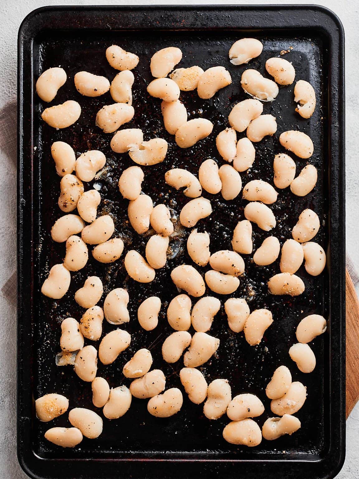 Crispy Roasted Butter Beans - Forkful of Plants