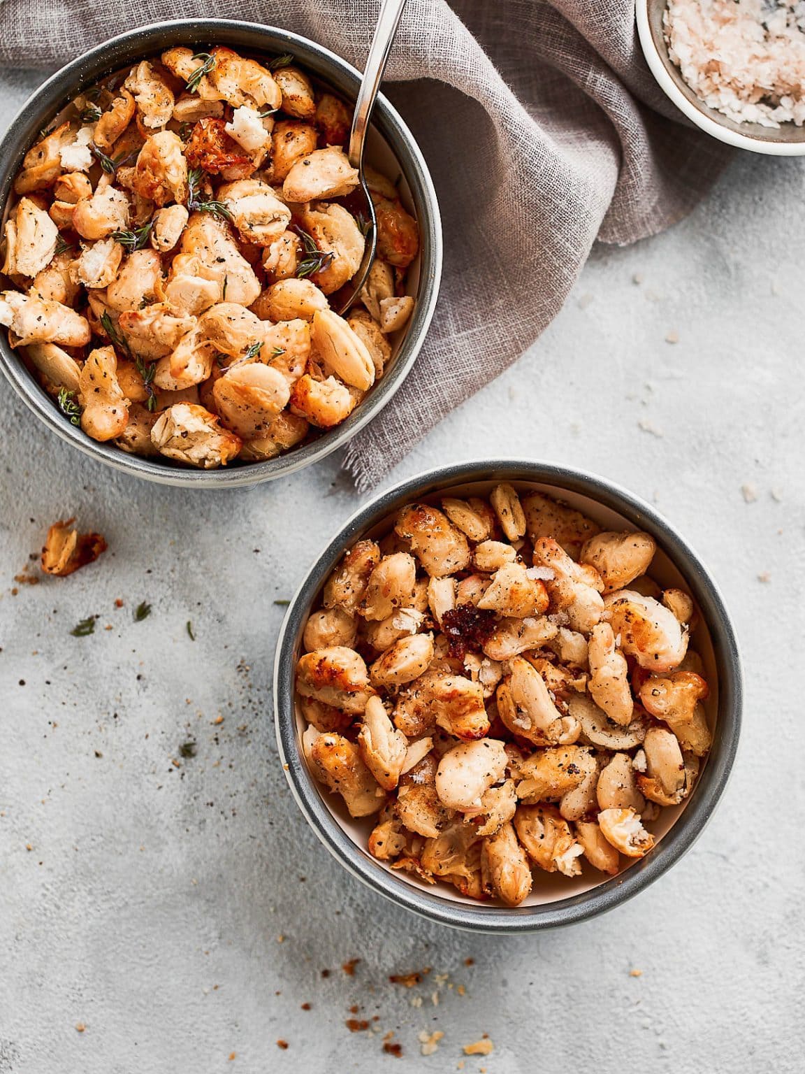 Crispy Roasted Butter Beans - Forkful of Plants