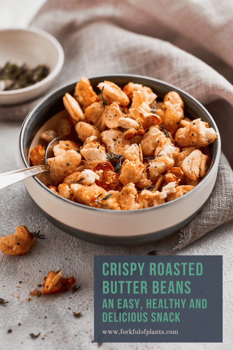 Crispy Roasted Butter Beans - Forkful of Plants
